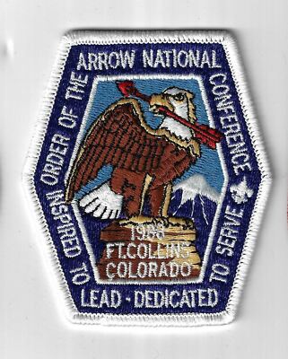 OA NOAC 1988 Ft. Collins Colorado Inspired To Serve Patch WHT Bdr. | eBay