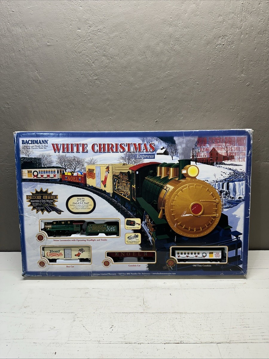 White Christmas Train Set Christmas Train Set Moving On White