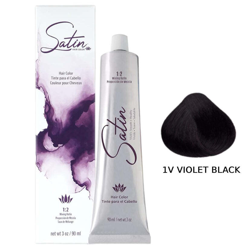 Violet Black Hair Color Box