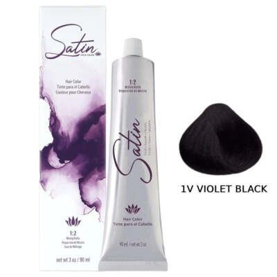 Satin Hair Color 3 oz - 1V Violet Black | eBay