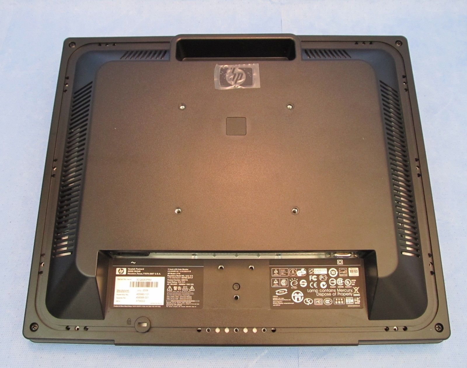 HP L1710 17" TFT LCD Monitor P/N GS917A - PARTS or REPAIR | eBay