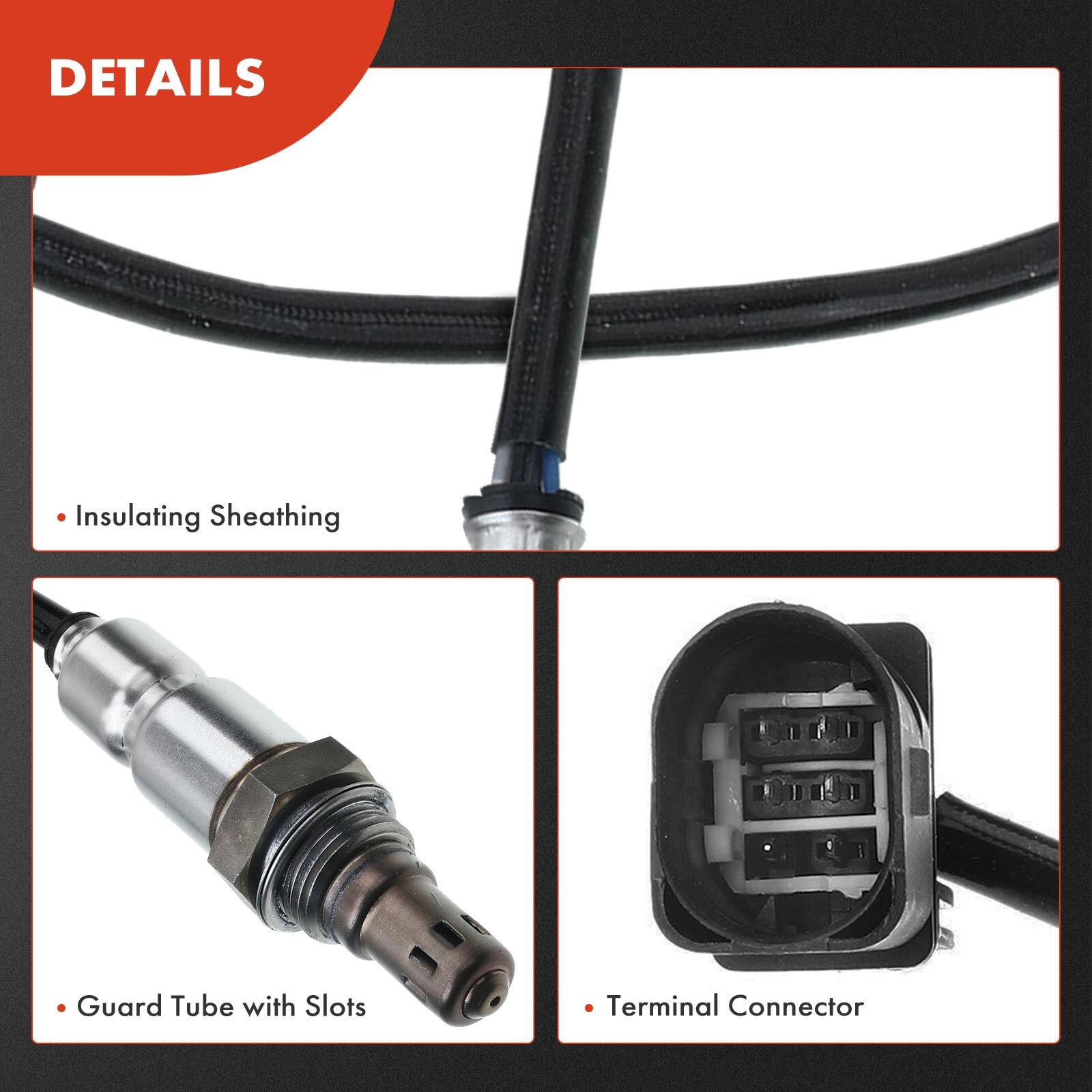 2Pcs Upstream & Downstream O2 Oxygen Sensor for Audi A6 A8 Quattro S4 ...