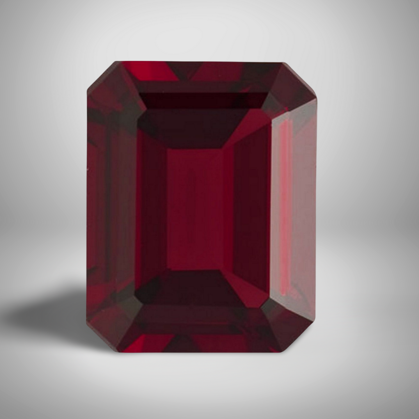 Garnet Octagon Cut Gemstone 4 Cts - 11x9 mm VVS Precious Jewelry Gem | eBay