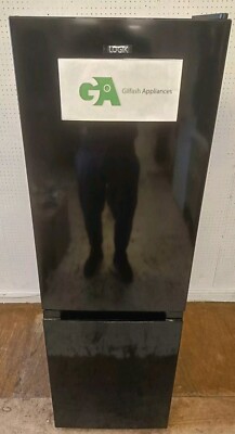LOGIK LFC50B23 60/40 Fridge Freezer Black Frost Free Reversible Door | eBay