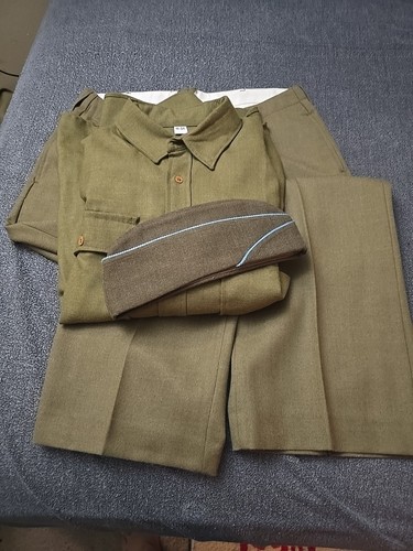 WW2 US Army Enlisted Wool Shirt, Pants, Cap, Best REPO, AT THE FRONT ...