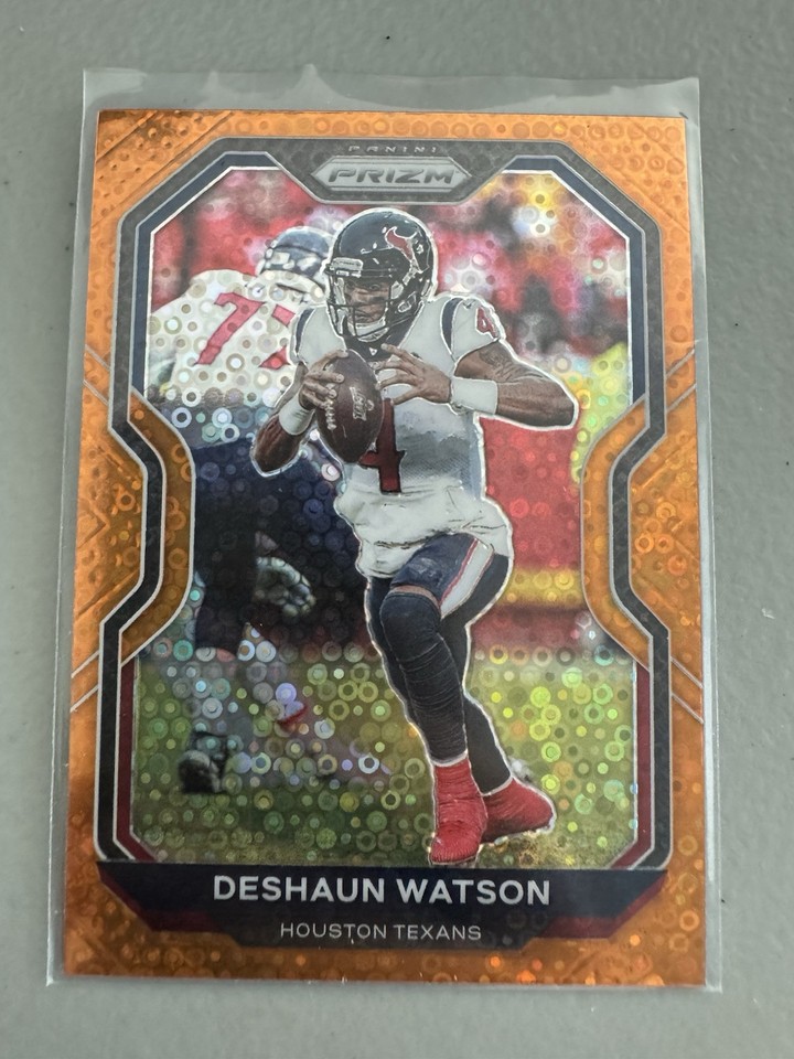 DESHAUN WATSON 2020 Panini Prizm #74 Orange Disco Texans Browns | eBay
