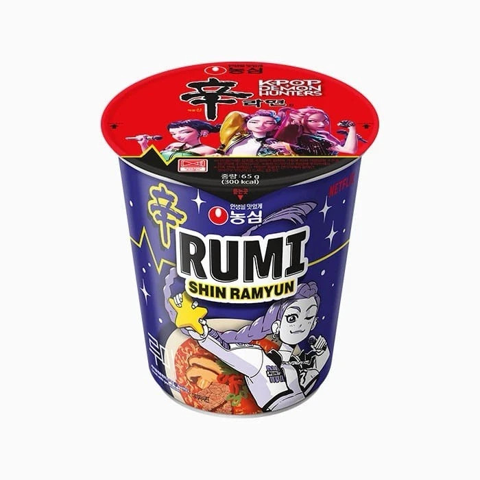 Nongshim K-pop Demon Hunters Limited Edition Spicy Korean Cup Noodles 6 ...