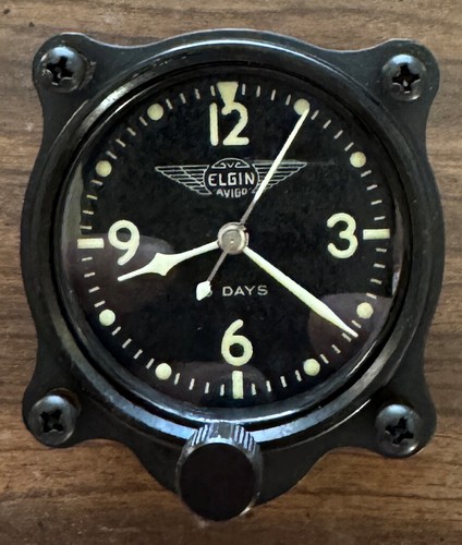 Elgin AVIGO Grade 562 8 Jewel A-7 Aircraft Clock | eBay