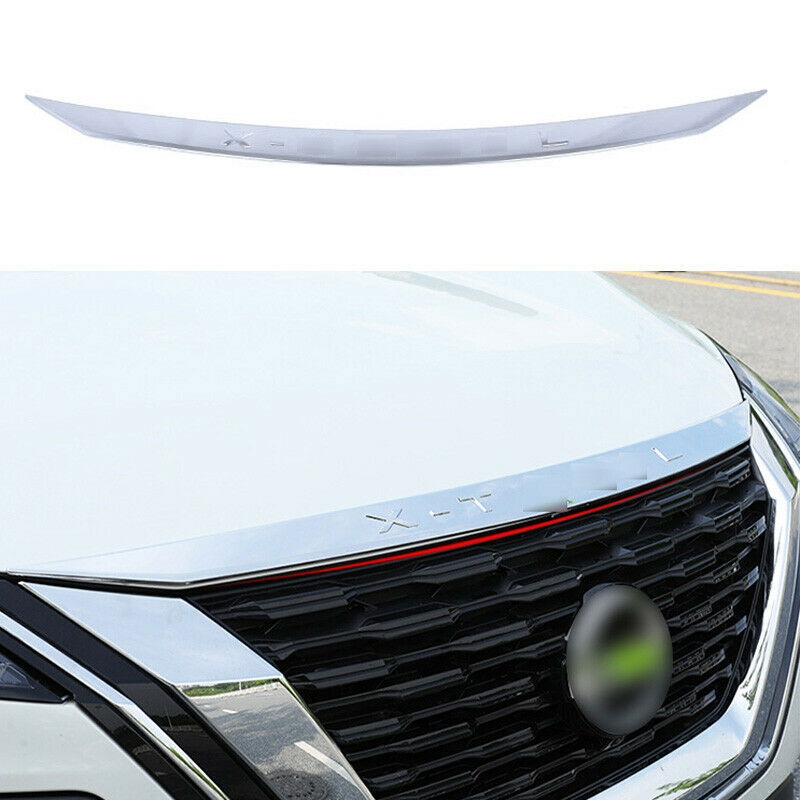 For Nissan Rogue X-Trail 2021-2023 Chrome Front Engine Hood Grille ...