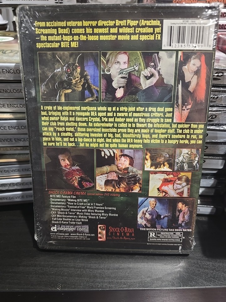 Bite Me (DVD, 2004) Misty Mundae Horror Bugs Shock-o-rama Cinema Cult Classic 612385524998| eBay