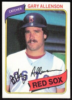 1980 Topps Gary Allenson Rookie Boston Red Sox #376 | eBay