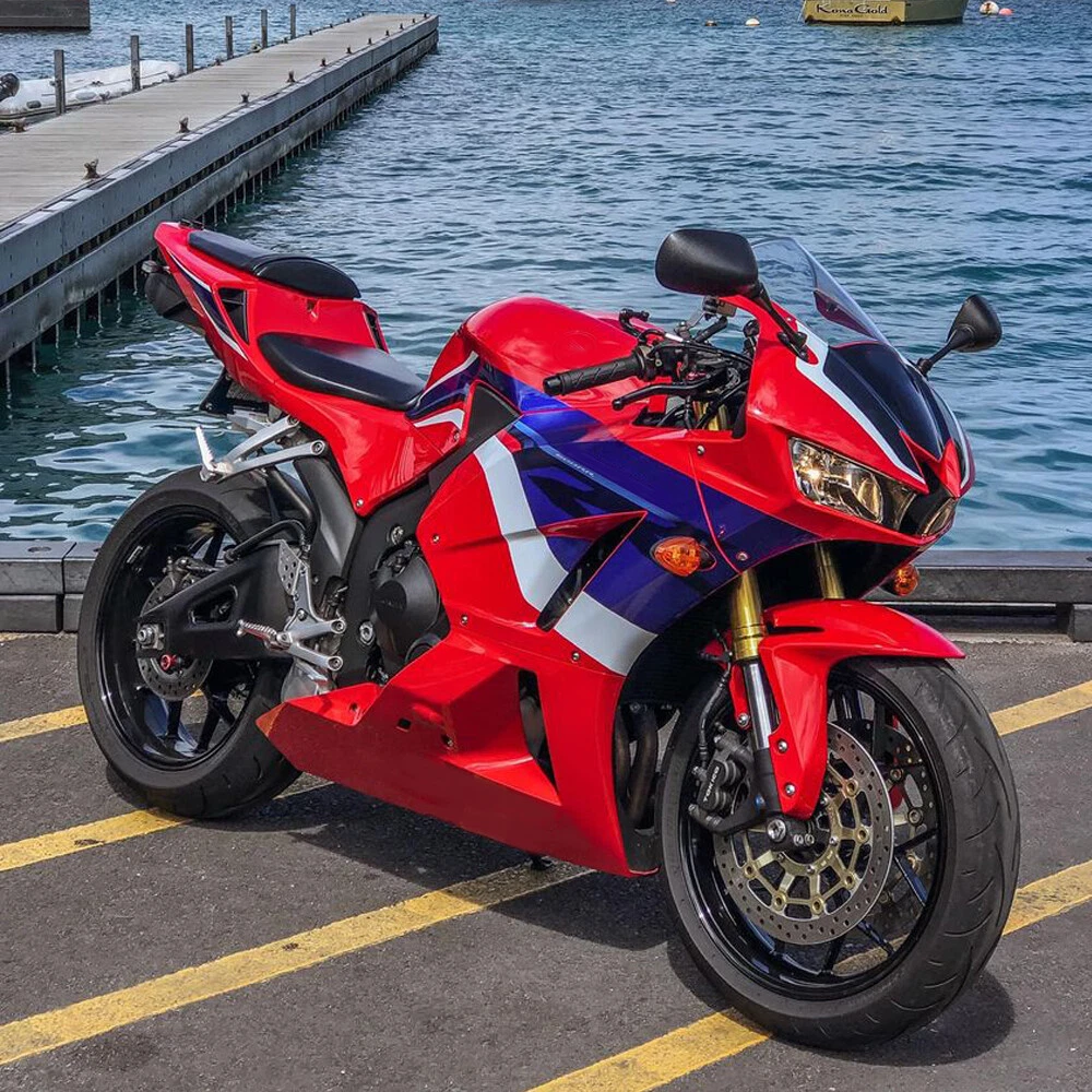 Matte Blue Cbr600rr Race Bike