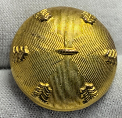 RARE EARLY 18th C BRITISH NAVY ADMIRAL DEATH's HEAD UNIFORM BUTTON c ...