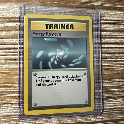 Energy Removal Base Set 92/102 Pokemon Card Unlimited MP | eBay