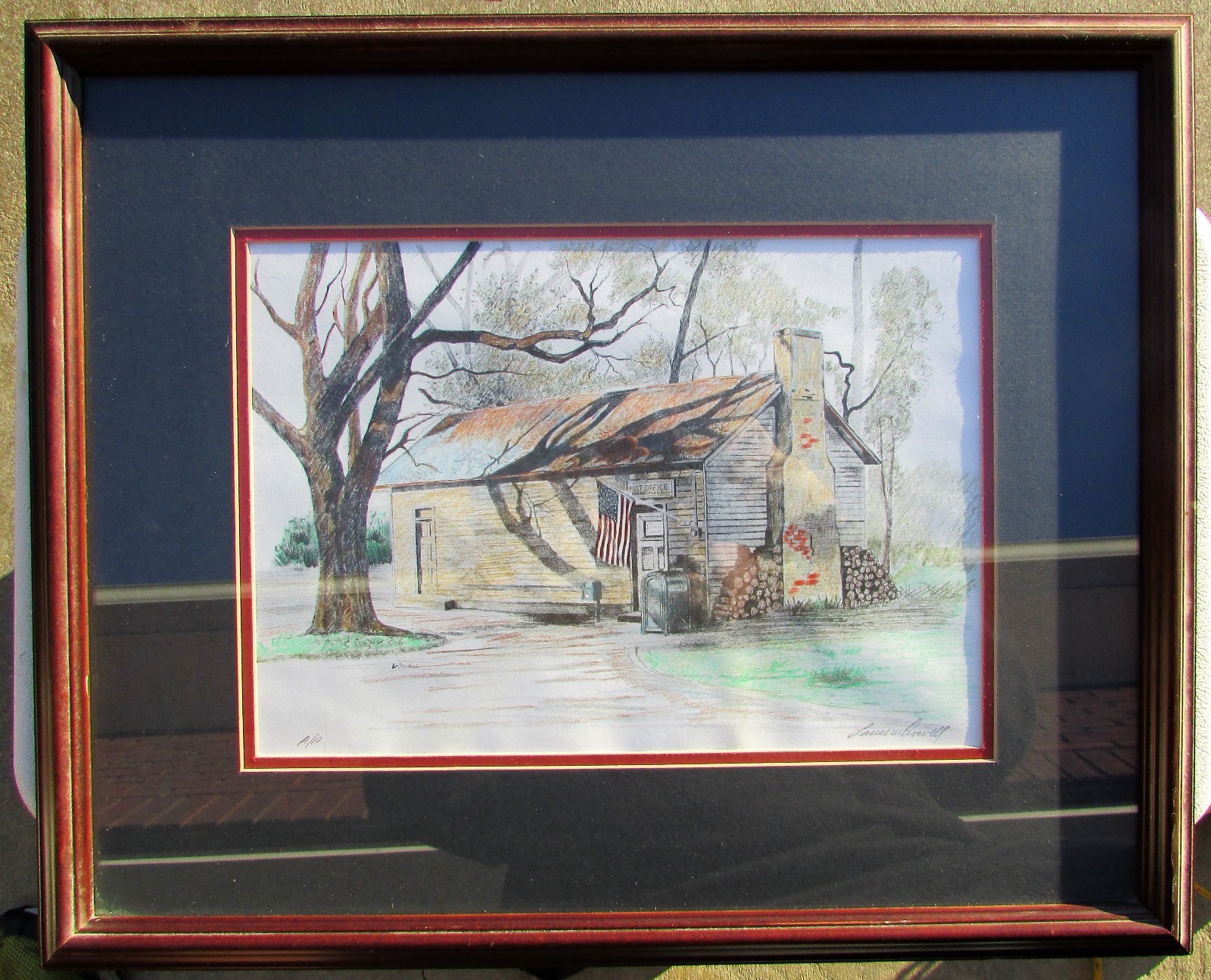 Retro Mooresville, Alabama Post Office Print- Signed Artist Proof ...