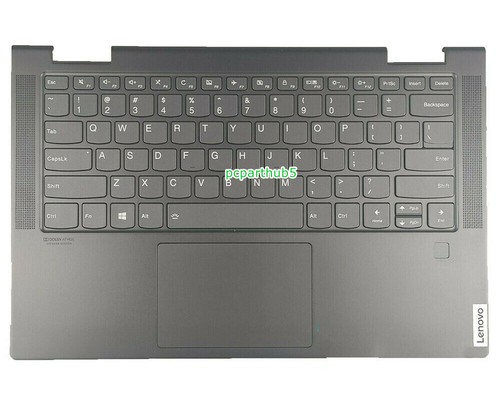 New Lenovo Yoga C740-14 C740-14IML 81TC Palmrest Backlit Keyboard ...