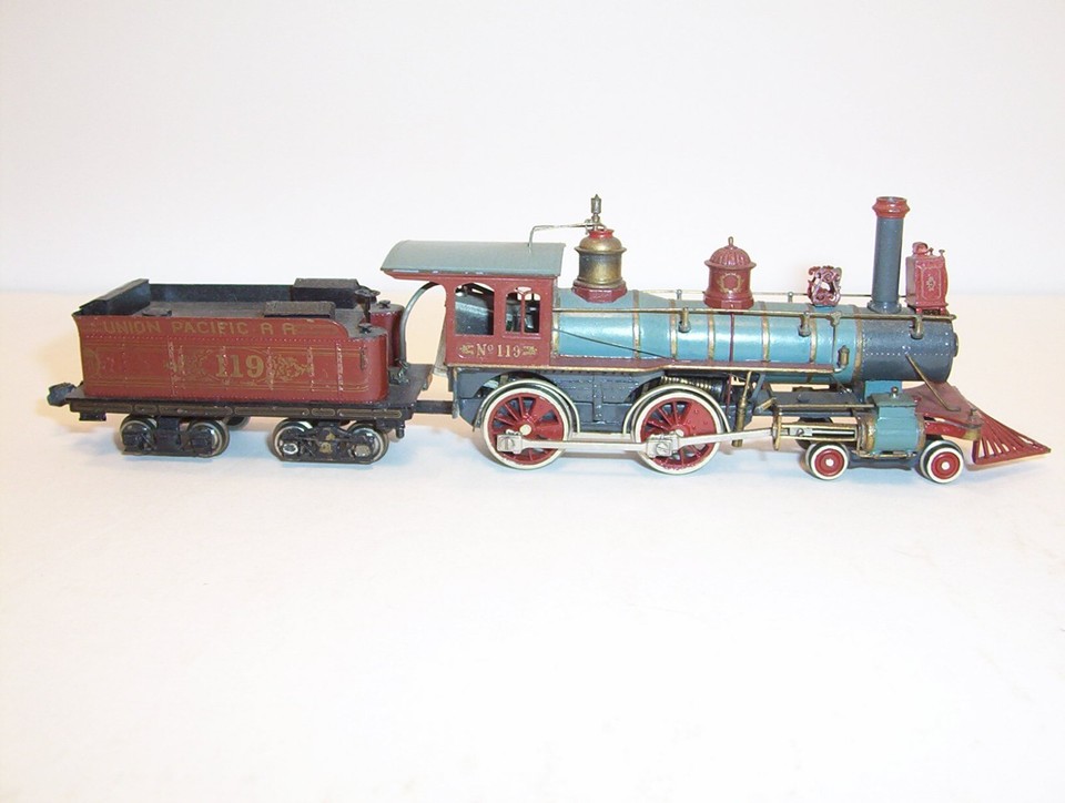 HO Scale BRASS: PFM Centennial "119" 4-4-0 steam locomotive (painted ...