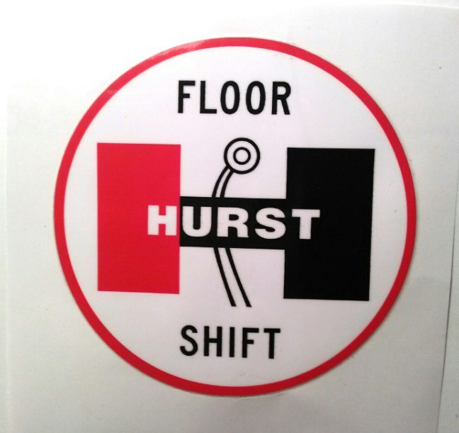 Hurst Floor shift sticker decal hot rod vintage look nostalgia drag ...