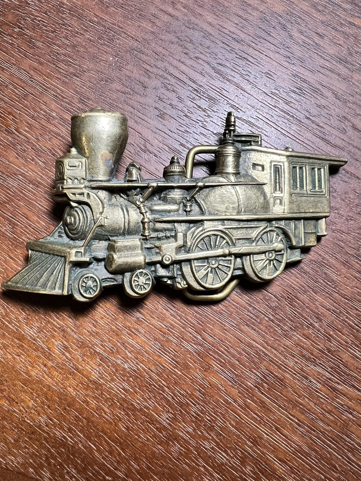 1978 Vintage Solid Brass Genuine Baron Train Locomoti… - Gem