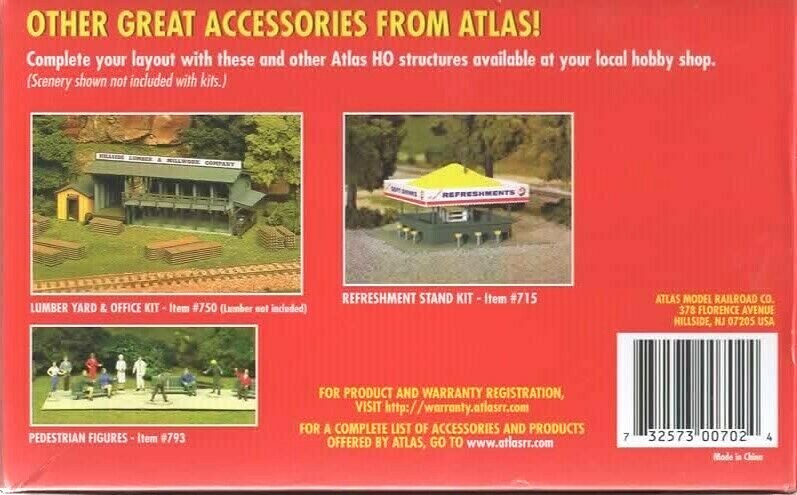 HO Scale Atlas 702 Trackside Shanty Building Kit 732573007024| eBay