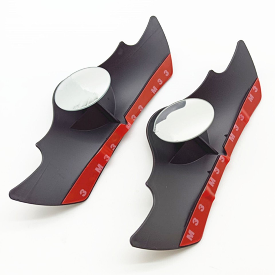 360° Rotable Side Blind Spot Mirrors Rain Board Eyebrow Guard Car ...