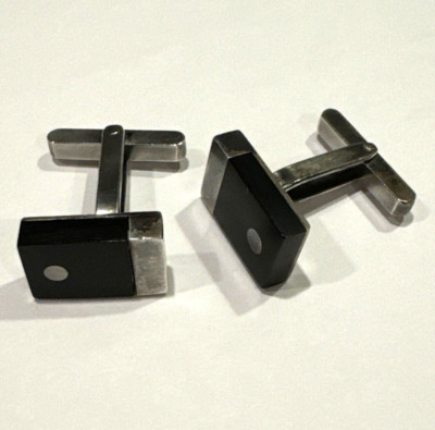 Betty Cooke Modernist Custom Designed Silver Cufflinks COOKE Baltimore ...