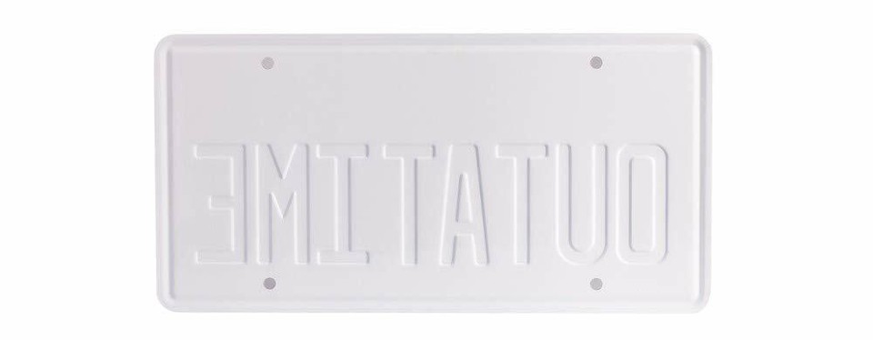 BTTF OUTATIME Memorabilia Merchandise License/number Plate Marty ...