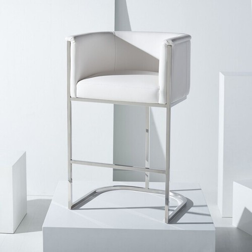 Safavieh Shiloh Leather Bar Stool, Reduced Price 2172711000 KNT7037A | eBay