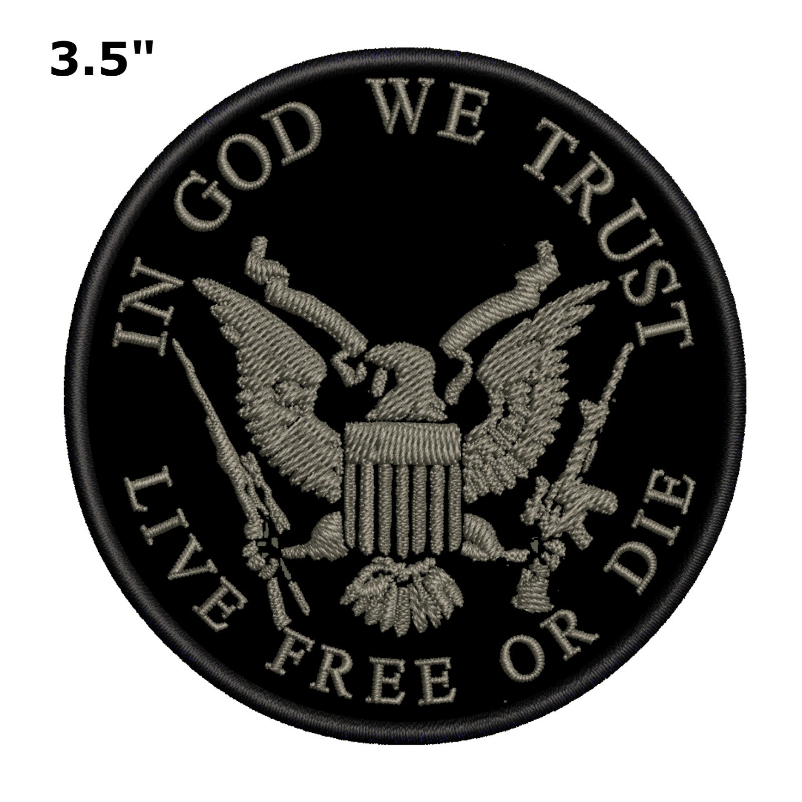 2nd AMENDMENT PATCH US CONSTITUTION GUN RIGHTS embroidered iron-on ...