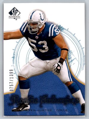 2008 SP Authentic #148 Steve Justice Rookie Authentics 0757/1399 | eBay