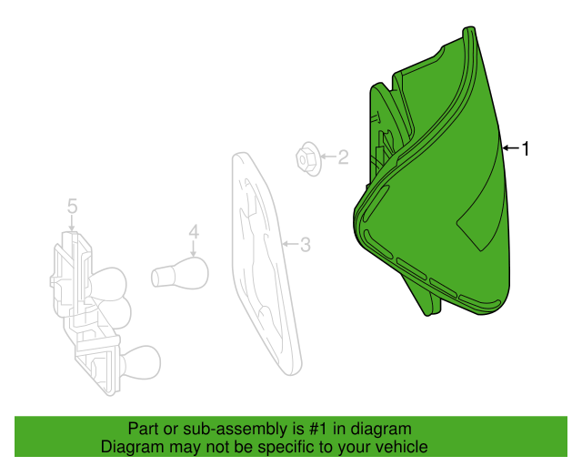Mercedes Benz New C63 AMG C350 C250 12-15 Tail Light Left Driver OE ...