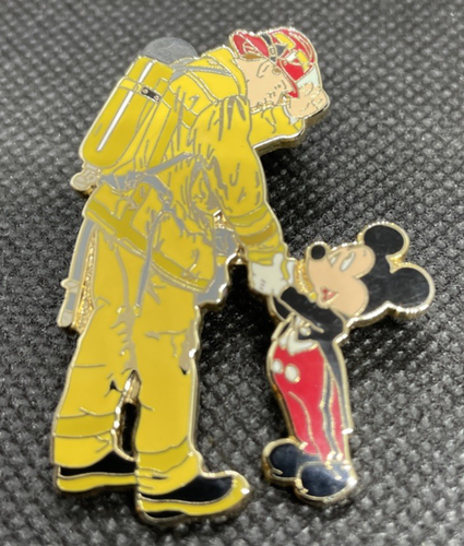 2004 Mickey Mouse - Thanking Shaking Hands with a Firefighter- Disney ...