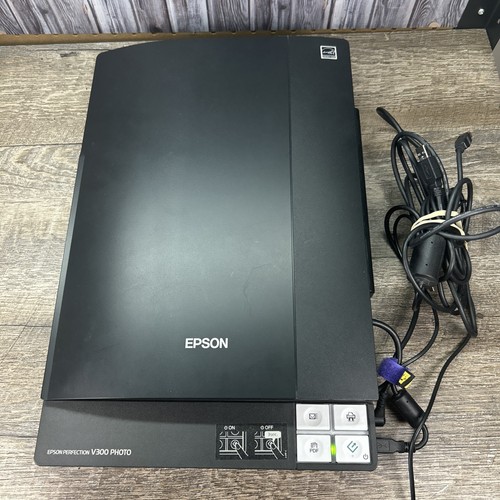 EPSON V300 Perfection Photo Flatbed Scanner with AC Adapter 10343868786 ...
