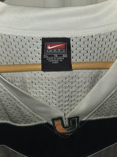 Nike University Of Miami Hurricanes #20 Reed Jersey Size XL | eBay