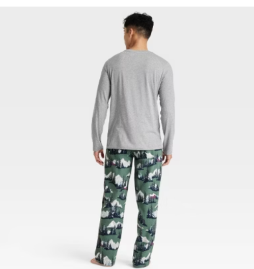 Goodfellow & Co Pajama Set - Long Sleeve / Fleece Pants - MENS MEDIUM ...