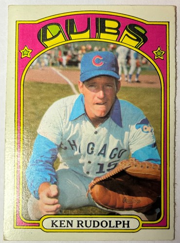 1972 Topps SET BREAK Baseball # 271 Ken Rudolph CATCHER CHICAGO CUBS | eBay