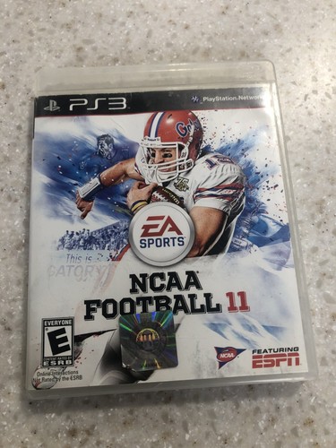 NCAA FOOTBALL 11 2011 PLAYSTATION 3 GAME PLAY STATION PS3 DISC AND CASE ...