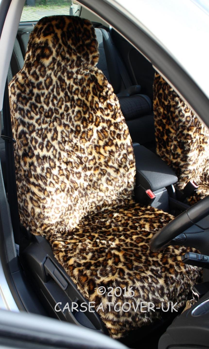 For Audi TT - LEOPARD Faux Fur Furry Car Seat Covers - Full Set | eBay UK