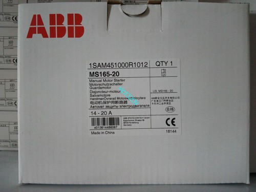 MS165-20 ABB Circuit Breaker For Motor Protection Brand New FedEx or ...