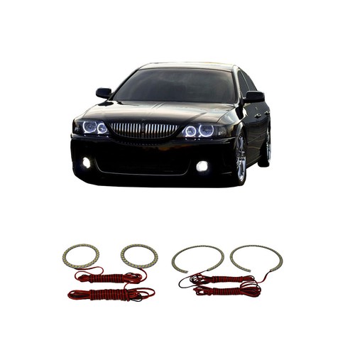 Bright White LED Headlight Halo Ring Kit for Lincoln LS 03-06 | eBay
