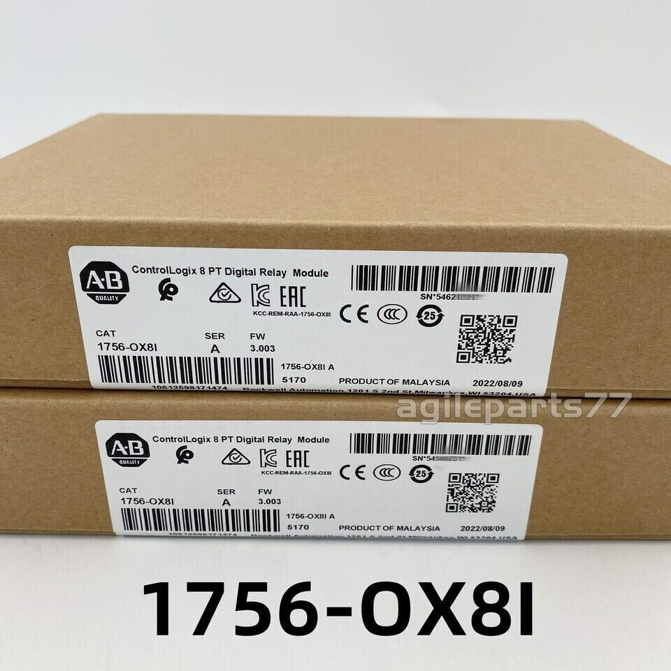 New Factory Sealed AB 1756-OX8I SER A ControlLogix 8 Pt Digital Relay ...