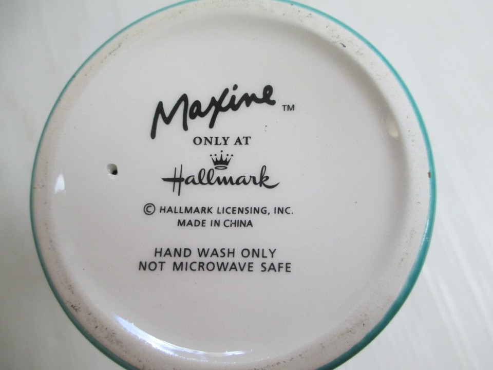 Maxine Hallmark wine glass goblet ceramic Ever Feel Like You Have Too ...