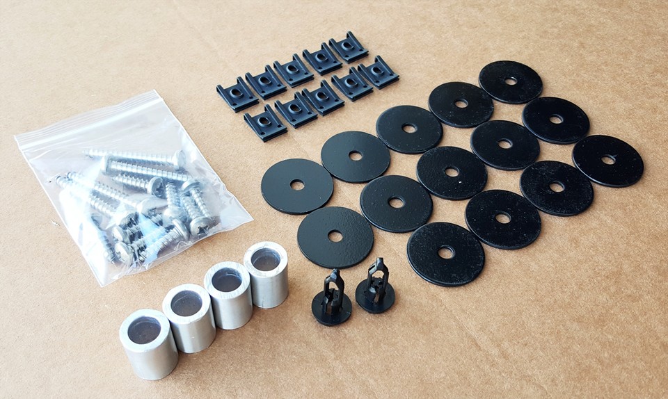 [SR] 2002-2007 Mud Flaps Set Blue w/ Hardware Kit & Custom Vinyl Logo ...