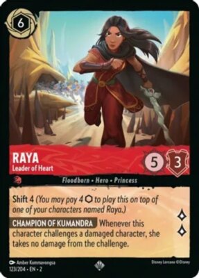 Raya - Leader of Heart - 123/204 - Super Rare Light Play Magic the ...