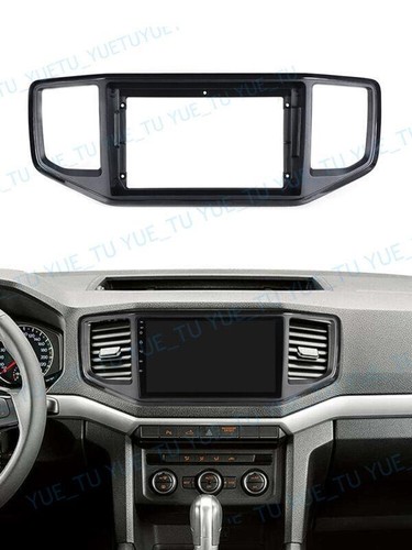 9'' Car Radio Stereo Dash Frame Fascia Bezel Trim for VW Amarok 2017~21 ...