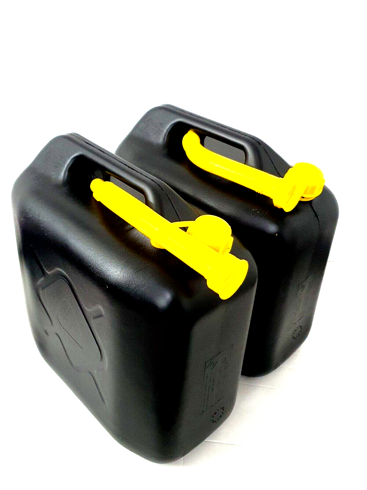 2 X 20L Jerry Can Petrol Diesel Container Storage Car Fuel Spout Nozzle ...