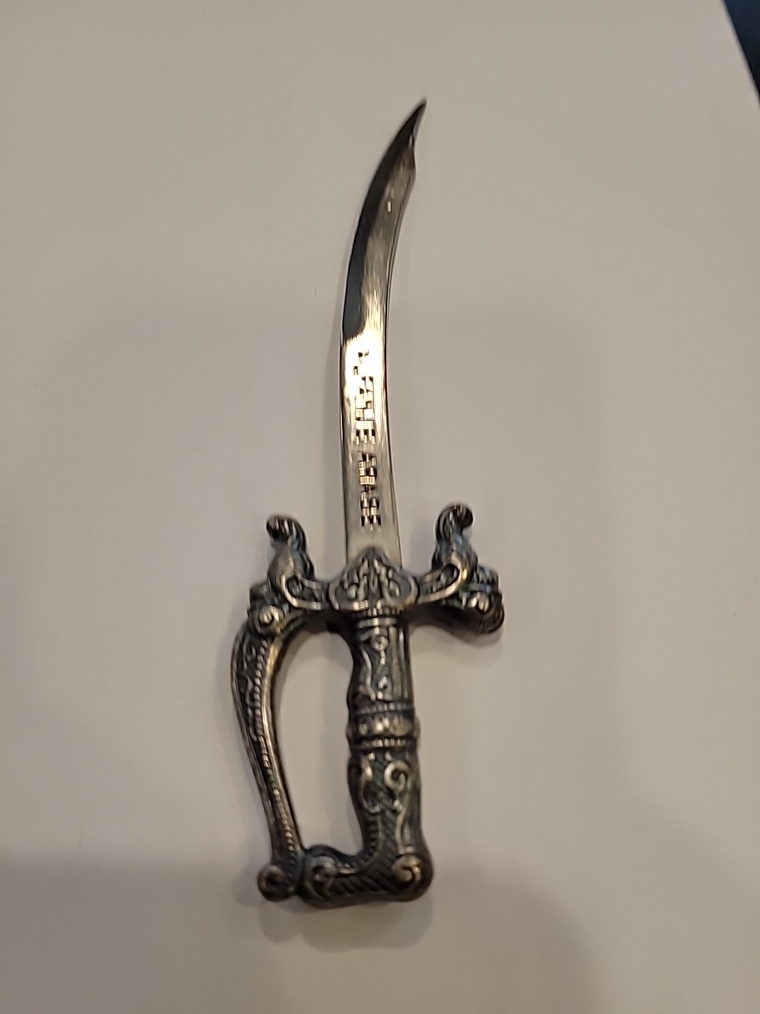 Miniature Arabian Scimitar Cutlass (Silver) by Marto of Toledo Spain | eBay