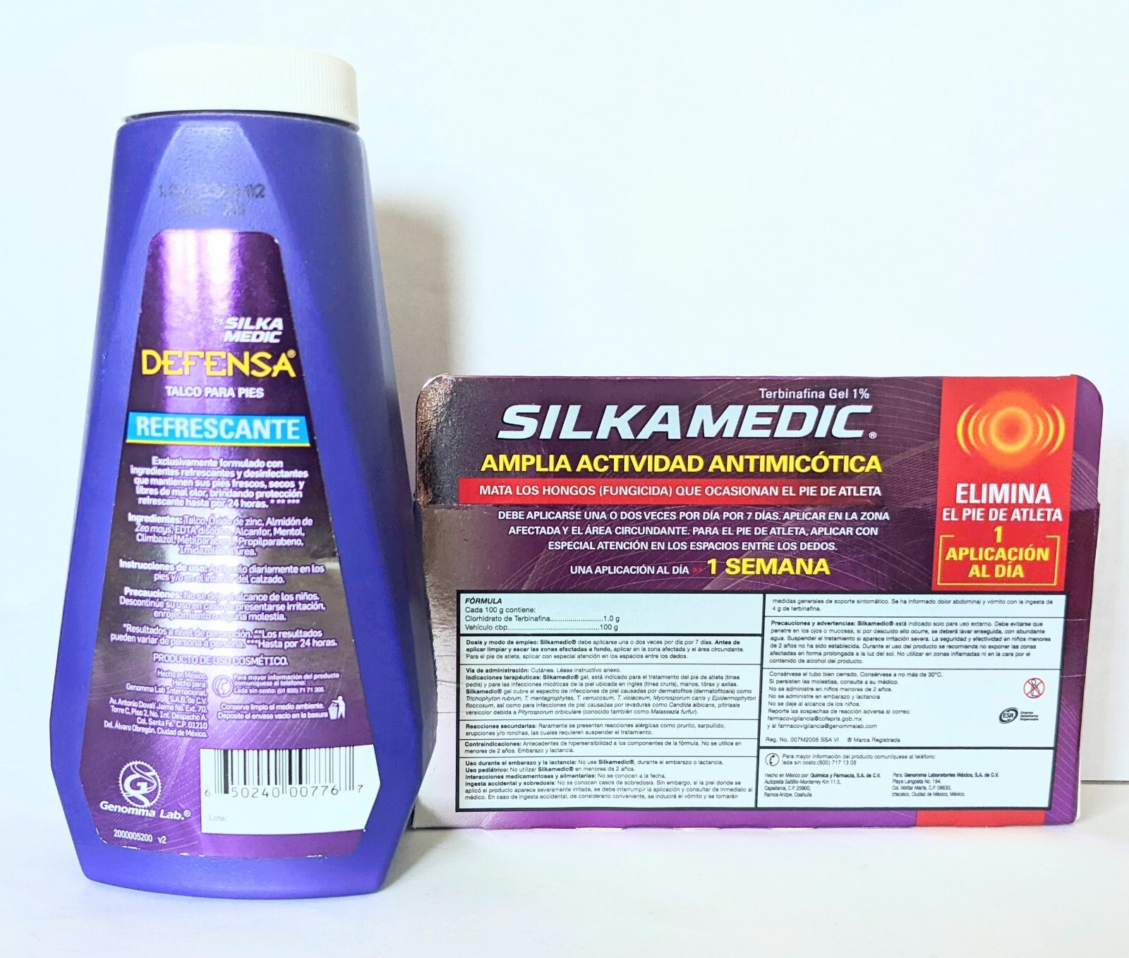 SILKA MEDIC TALCO REFRESCANTE PIE DE ATLETATALCUM POWDER FOR ATHLETES ...