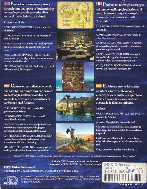 Timelapse PC Game 1996 Windows 10 11 | eBay