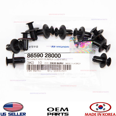 20pcs GENUINE BUMPER RETAINERS FENDER LINER HOOD RIVETS SCREW TYPE ...